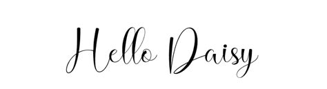 Hello Daisy Font