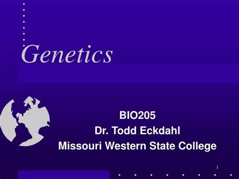 PPT Genetics PowerPoint Presentation Free Download ID