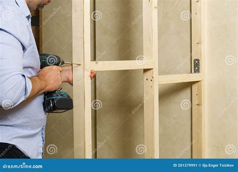 Plasterboard Cladding Of A Building With A Expanded Metal Lattice