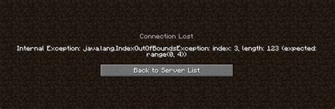 Strange Server Error On Connection Server Aternos Community