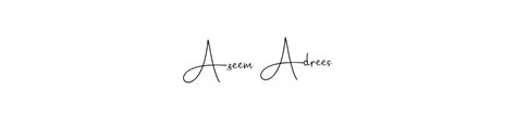 98 Azeem Adrees Name Signature Style Ideas Professional Name Signature