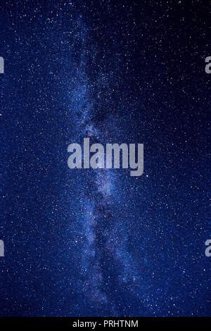 The Summer Milky Way Overhead And Through The Summer Triangle Stars In July Looking Up Through