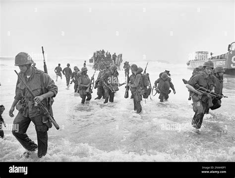 Troops Landing On The Beach During The Vietnam War Location And Date