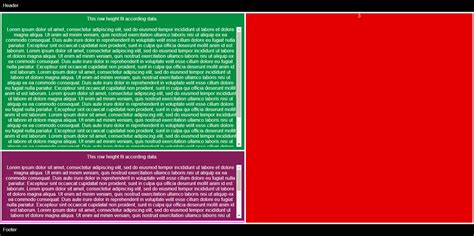 Html Adjusting Rows To Content Height In Dynamic Height Grid Stack Overflow