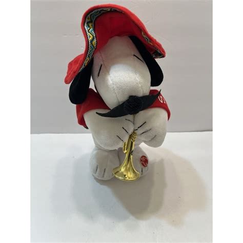 Dan Dee Holiday Peanuts Animated Christmas Snoopy Wtrumpet Mariachi