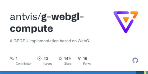 Github Antvisg Webgl Compute A Gpgpu Implementation Based On Webgl
