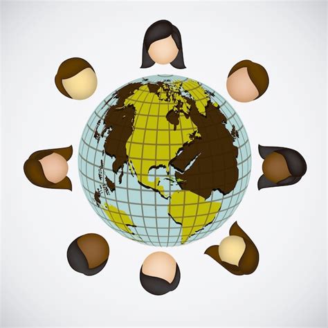 Planeta Tierra Vector Premium