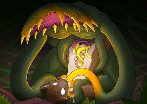 Rule 34 Anthro Blush Carnivorous Plant Coiling Cougar Dripping