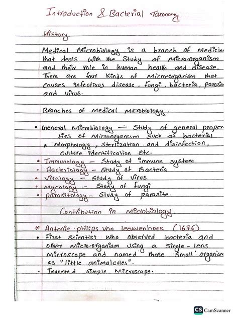 Microbiology Notes Pdf