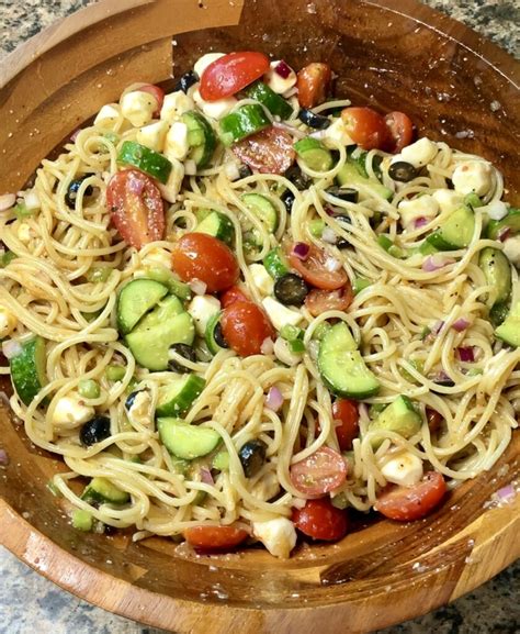 California Spaghetti Salad Whats Mom Cookin California Spaghetti Salad Whats Mom Cookin