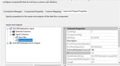 truncation may occur due to inserting data from data flow column in