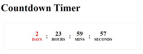 How To Create A Countdown Timer Using React Hooks