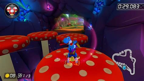 마리오카트8디럭스 버섯캐니언 갭점프 Mariokart8deluxe Mariokart Nintendoswitch 닌텐도