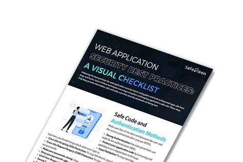 Web Application Security Best Practices Visual Checklist