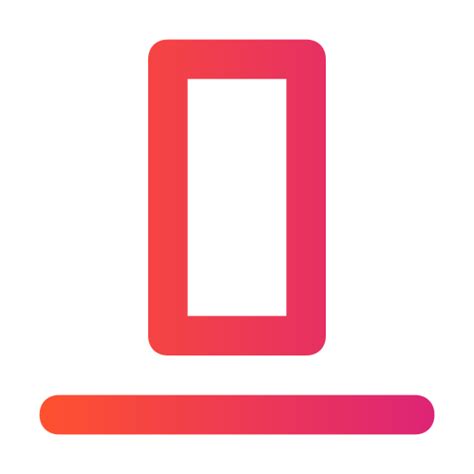Object Alignment Generic Gradient Icon