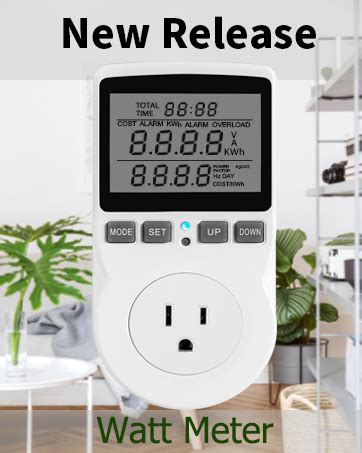 Techbee Digital Infinite Repeat Cycle Intermittent Timer Plug For Electrical Outlet 24 Hour