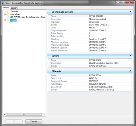how to create a new coordinate system and apply it in gint and microstation gint