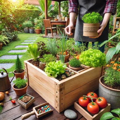 ไอเดียจัดแต่งสวนกระบะไม้ปลูกผักให้สวยงาม Boxforfarm