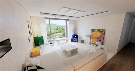 개포 자이 프레지던스 33평 ㅣ 거실 인테리어 인테리어티쳐