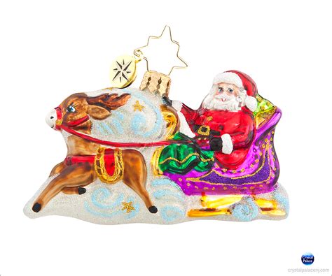 1017722 Christopher Radko Magic Journey Gem Christmas Ornament