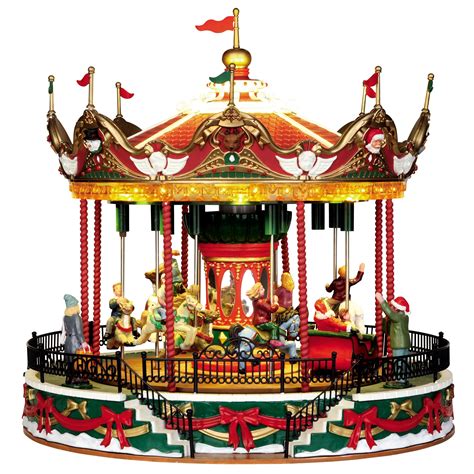 Santa Carousel From Lemax Bmr