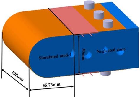 Schematic Of The Simulated Model Download Scientific Diagram