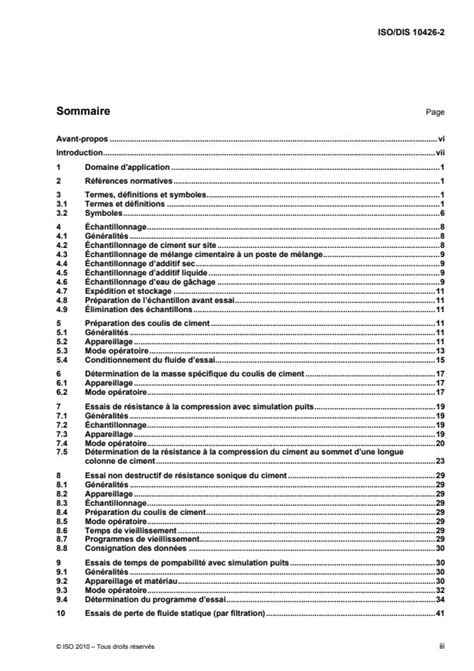 ISO DIS Petroleum And Natural Gas Industries Cements And Materials For Well Cementing