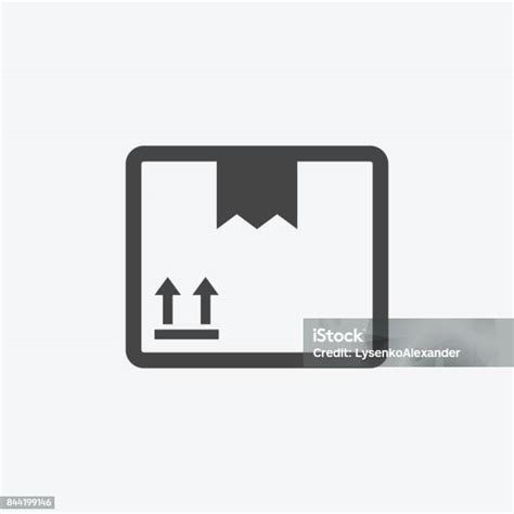 포장 상자 아이콘 화살표 기호입니다 흰색 바탕에 배송 팩 간단한 벡터 일러스트입니다 개념에 대한 스톡 벡터 아트 및 기타 이미지 개념 기업 재무와 산업 나무 상자