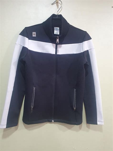 데상트 여성 컬러블록 트레이닝자켓바지셋트 정품 헬로마켓