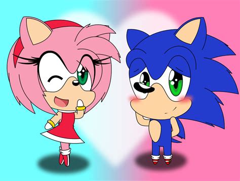 Chibi Sonamy By Gamingingreen13 On Deviantart