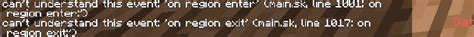On Region Enter Exit Missing Issue SkriptLang Skript GitHub