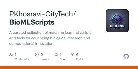 GitHub PKhosravi CityTech BioMLScripts A Curated Collection Of Machine Learning Scripts And