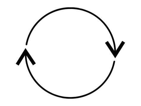 Cyclic Rotation Circle With Arrows Logo Template Png Vector In Svg Pdf Ai Cdr Format
