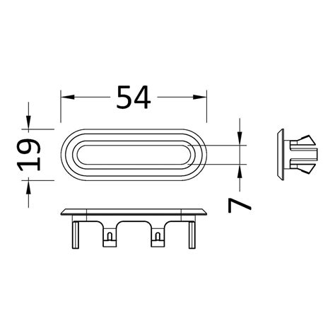 Hudson Reed Oval Overflow Cover Chrome Ovfl01u Bathroom House