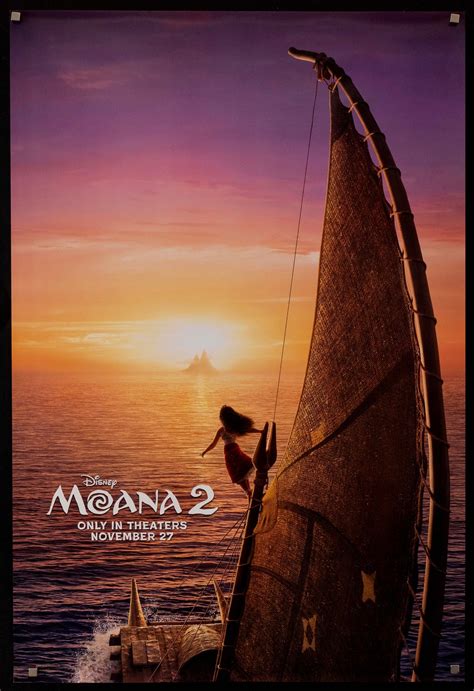 Moana 2 Movie Poster 2024 1 Sheet 27x41