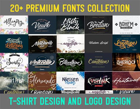 Premium Font Bundle Collection Full Free Download 2 Images Behance