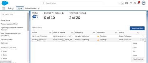 Einstein Prediction Builder