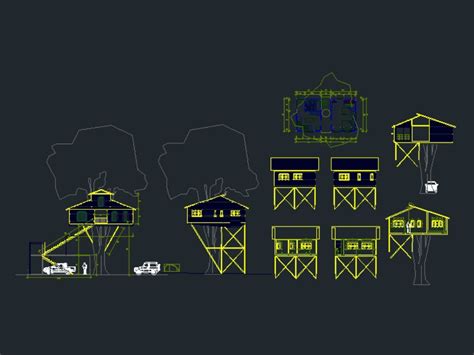 House On Tree In AutoCAD CAD Download KB Bibliocad House On Tree In AutoCAD CAD Download KB Bibliocad
