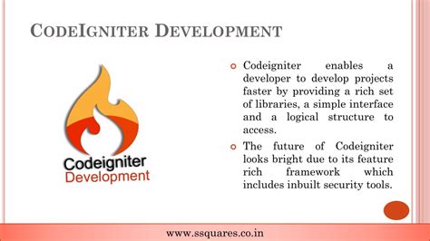 PPT CodeIgniter Development A Powerful PHP Framework PowerPoint