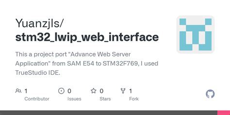 Github Yuanzjls Stm32 Lwip Web Interface This A Project Port