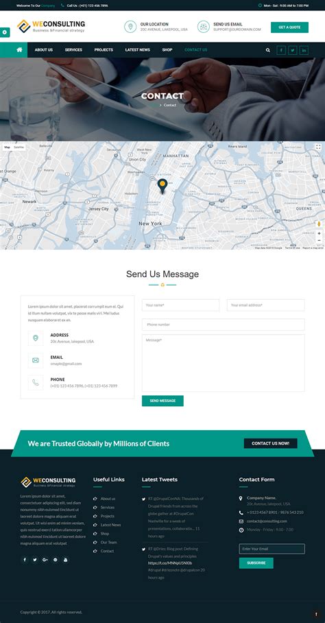 Weconsulting Responsive Bootstrap Drupal Theme By Drupalet Themeforest