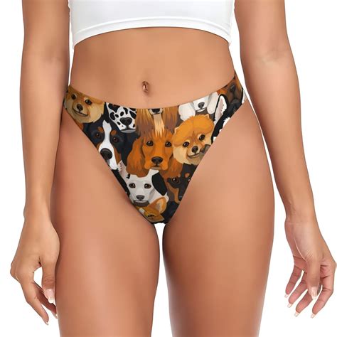 Kll Dogs Different Breeds For Women Underwear Thongssexy G String For