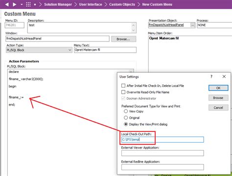 Lookup Local Check Out Path In SQL Block IFS Community