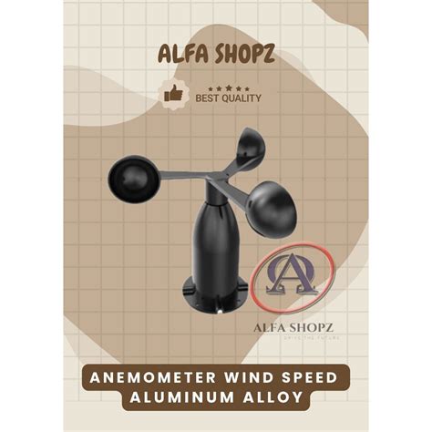 Jual Sensor Kecepatan Angin Anemometer Wind Speed Aluminum 0 5v Atau 4 20ma Shopee Indonesia
