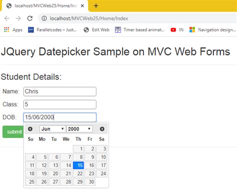 Grid Mvc Datepicker Herelup