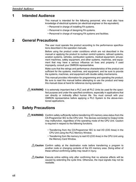 W427 E1 01ws02 Cpic1 Ecx Programmer Iec Operation Manual Pdf