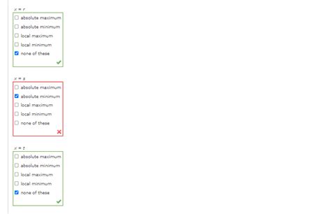 Solved Xr Absolute Maximum Absolute Minimum Local Maximum