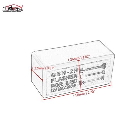 3 Pin 12v Led Motorcycle Blinker Relay Lamp Turn S Grandado