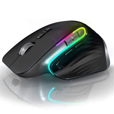 Wireless Gaming Mouse Bluetooth Ergonomic For Laptop Rgb Konga Online Shopping