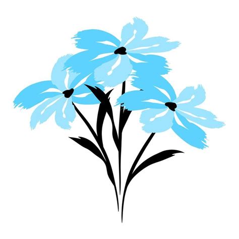 Flores Celestes Vectores Iconos Gráficos Y Fondos Para Descargar Gratis